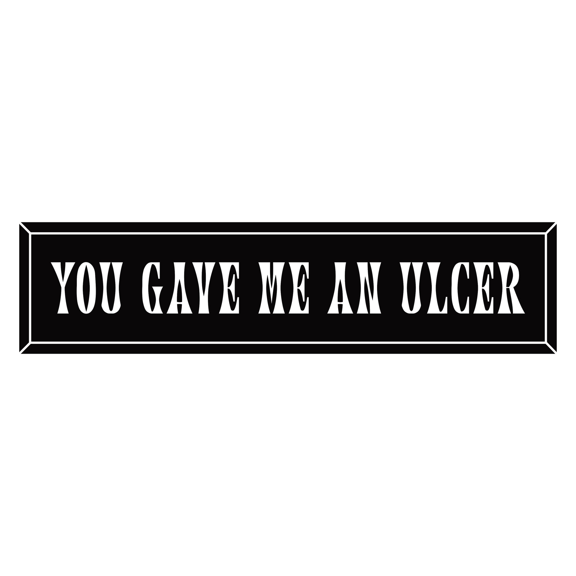 Ulcer Bumper Sticker – Mean Folk